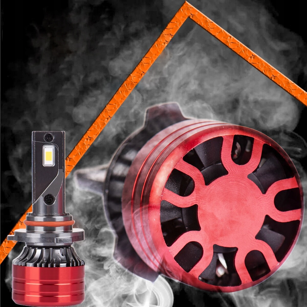 Set 2 becuri LED V13 HIR2, Led Headlight, 120 W, 22000 lm - eMAG.ro