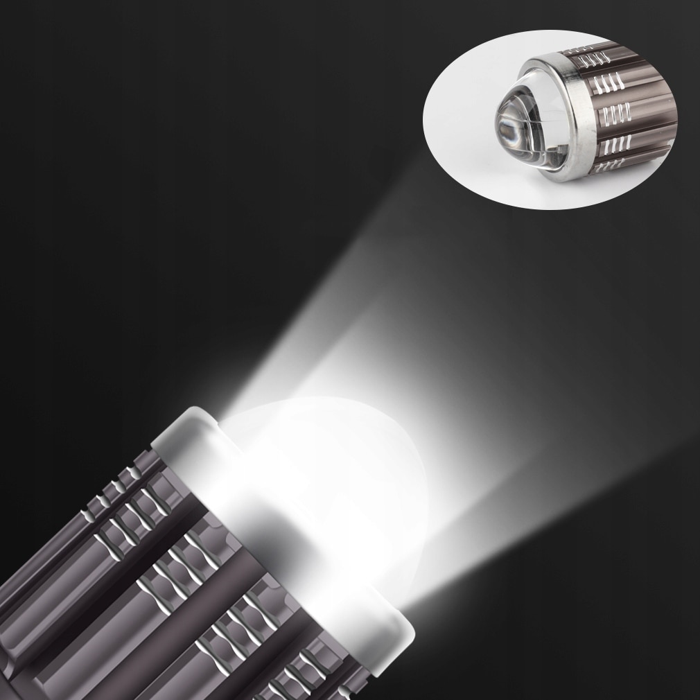 Bec MOTO LED, BA20D, H6, S2, laser, 12V, POWER - eMAG.ro