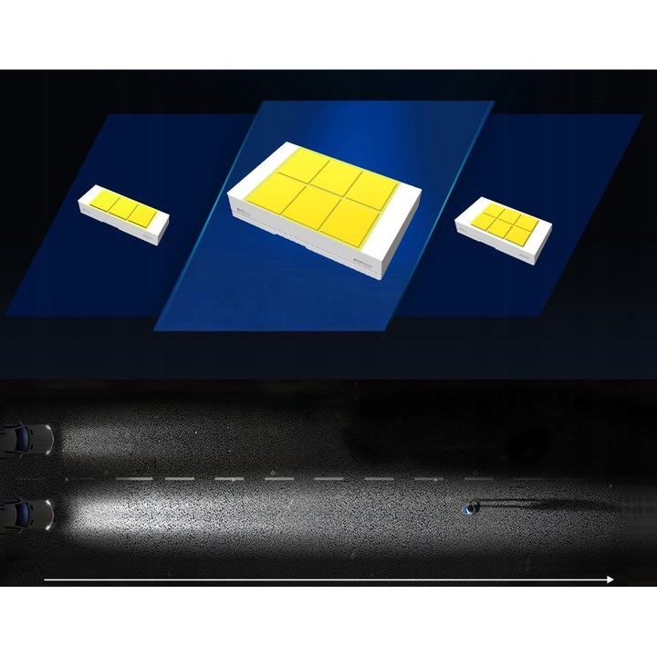 Set 2 becuri LED Q9 HB3, XSTORM, 26000 lm, 120 W - eMAG.ro