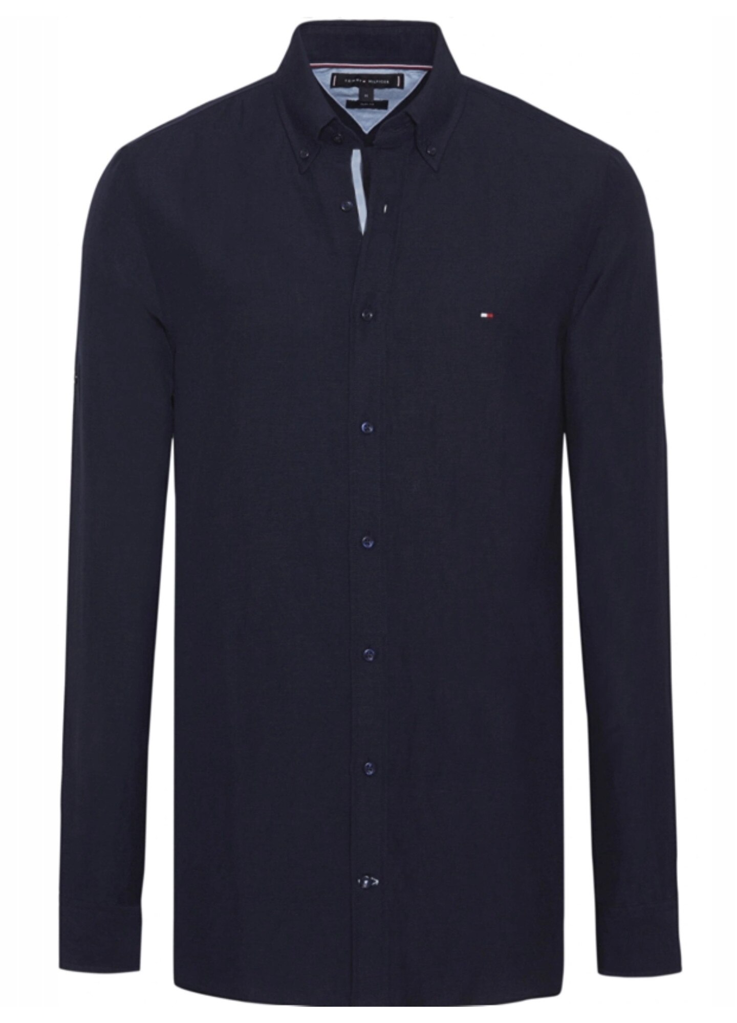 Camasa, Tommy Hilfiger, Viscoza, Marime XL, Bleumarin - eMAG.ro