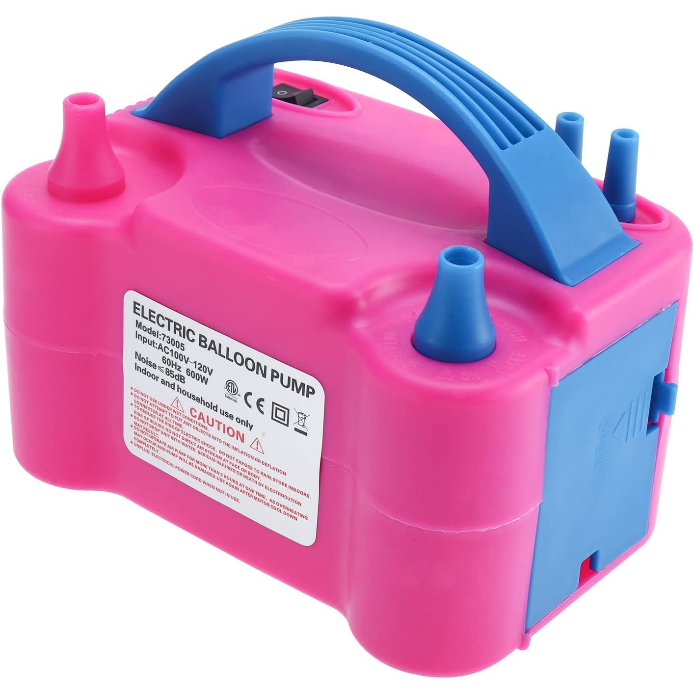 Compresor pentru baloane, Profesional, 600W, 220V, Roz - eMAG.ro