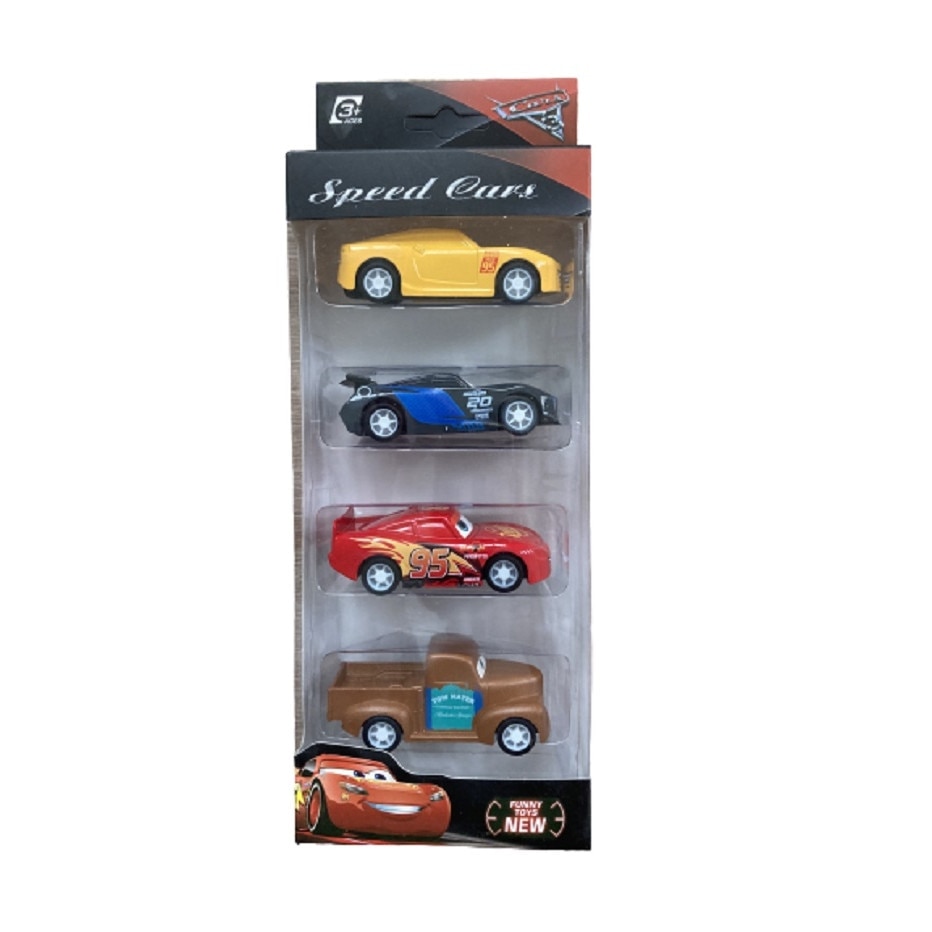 Set 4 masini metal tip Cars - eMAG.ro