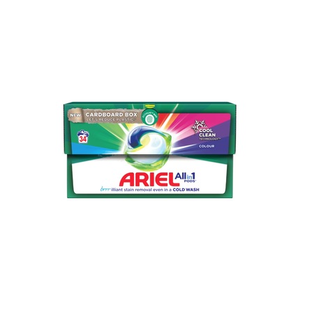 Detergent de rufe capsule Ariel, All in 1 Pods Color Cool Clean ...