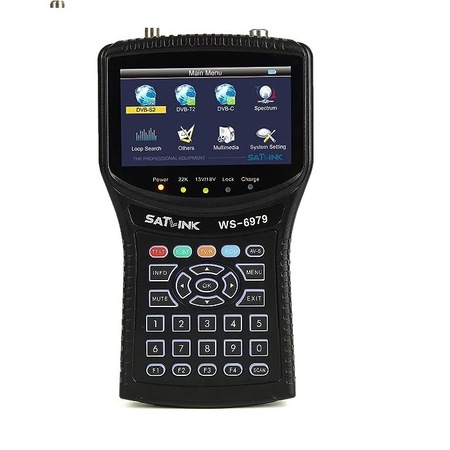 Aparat reglat antene cu tuner si display, satfinder, DVB-S2, SatLink WS ...