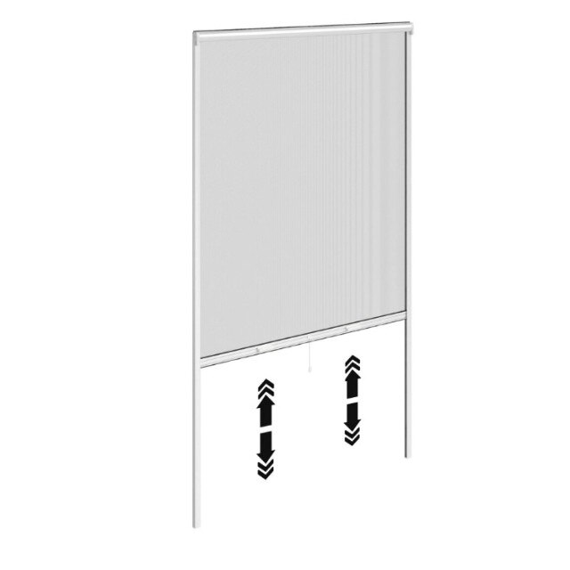 Plasa tip rulou anti insecte 100 x 100cm alb, maro - eMAG.ro