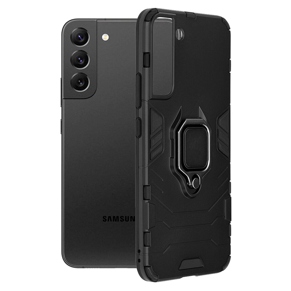 Калъф COMANDO Armor Ring, съвместим със Samsung Galaxy S22 Plus 5G ...
