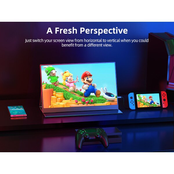 Monitor portabil Uperfect Gaming 17.3" 1080P IPS 144Hz 16:9 - eMAG.ro