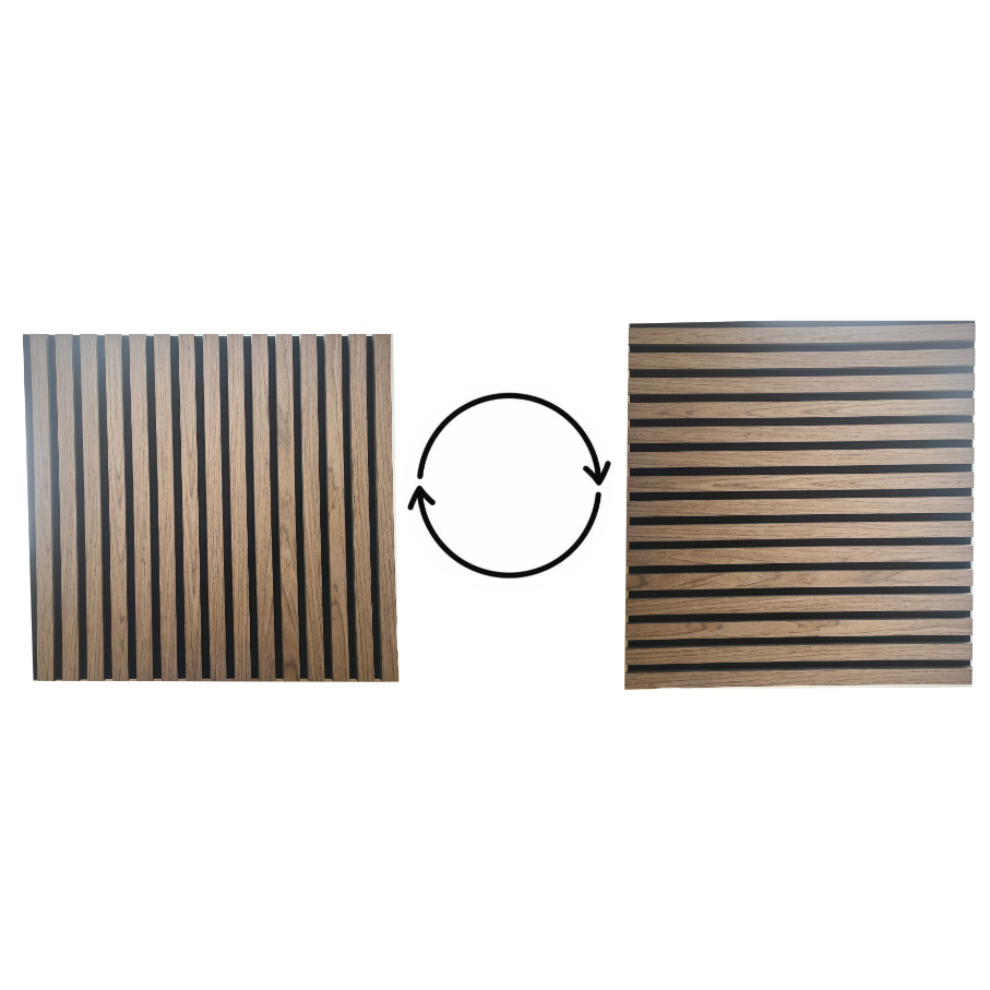 Set 4 Panouri riflaj acustic decorativ cu design UnicSPot 7150131, MDF ...