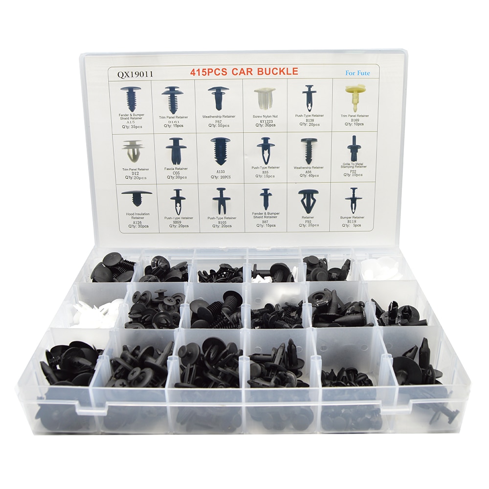 Set cleme auto de fixare, universale, 415 piese - eMAG.ro