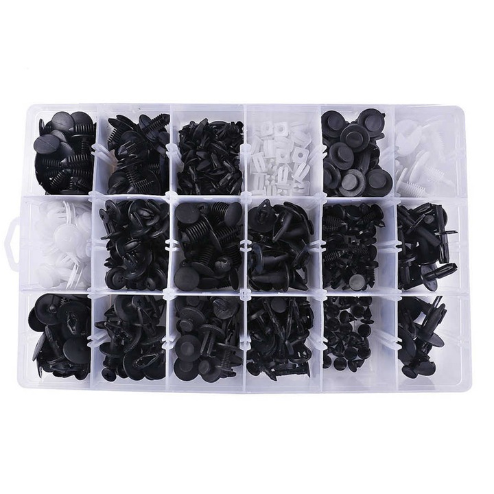 Set cleme auto de fixare, universale, 415 piese - eMAG.ro