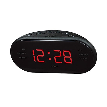 Ceas electronic cu radio, afisaj LCD, A167 - eMAG.ro