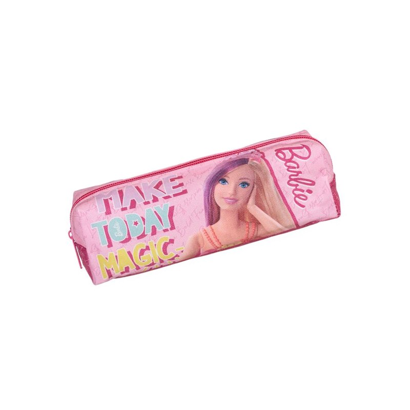 Penar tub pentru scoala, gradinita, Model Barbie, Roz, fete, 20x6x6 cm ...