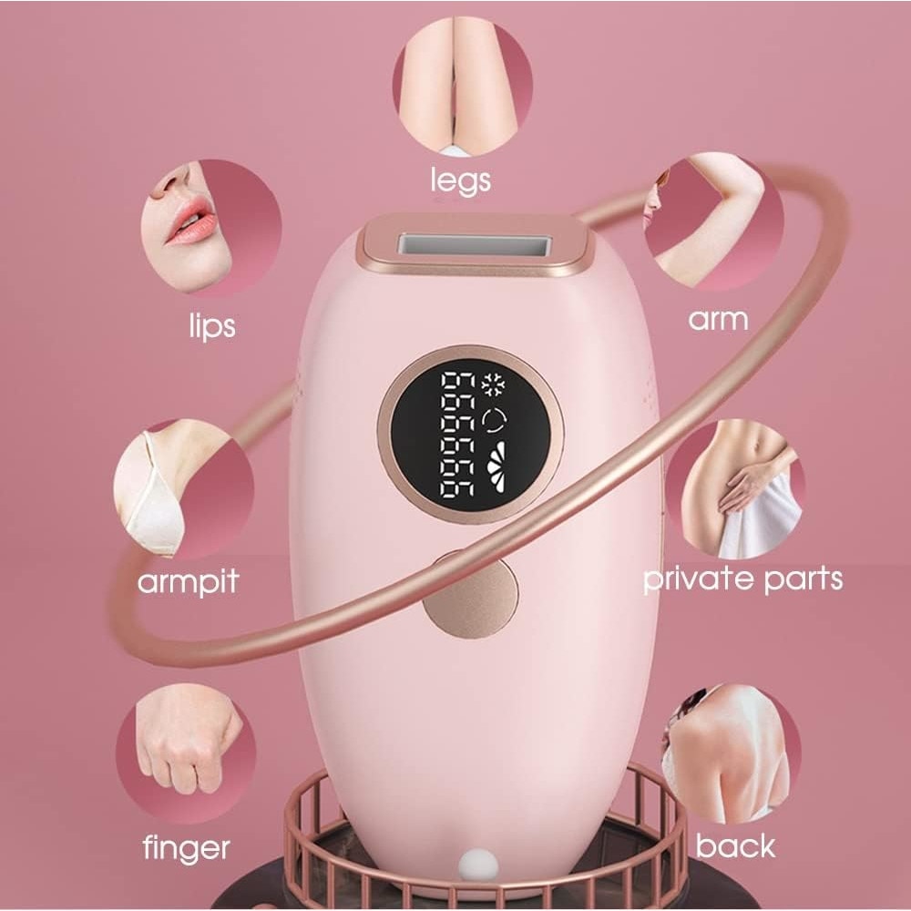 Епилатор с точка на замръзване, LXNZUHN, Безболезнен, Подходящ за мъже и жени, За домашна ...