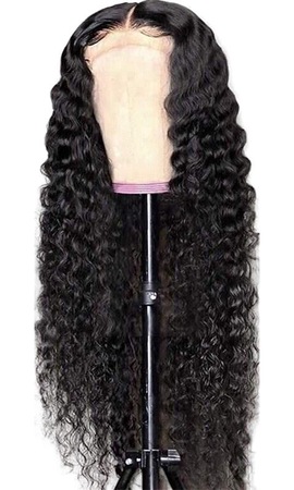 Peruca, Sintetic, 70 cm, 230 g, Negru - eMAG.ro