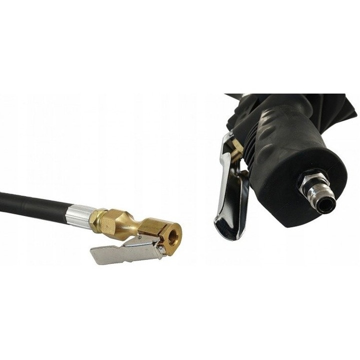 Pistol pneumatic profesional umflat roti cu manometru 12bar aer ...