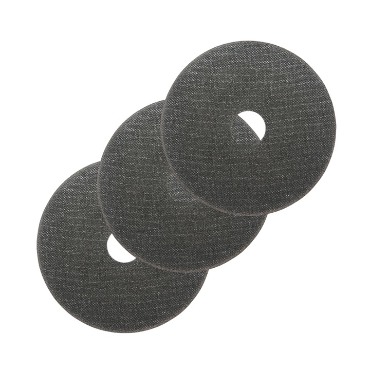 Set 3 panze disc flex pentru taiat otel, inox, fier 115x1.0x22mm, BUM ...