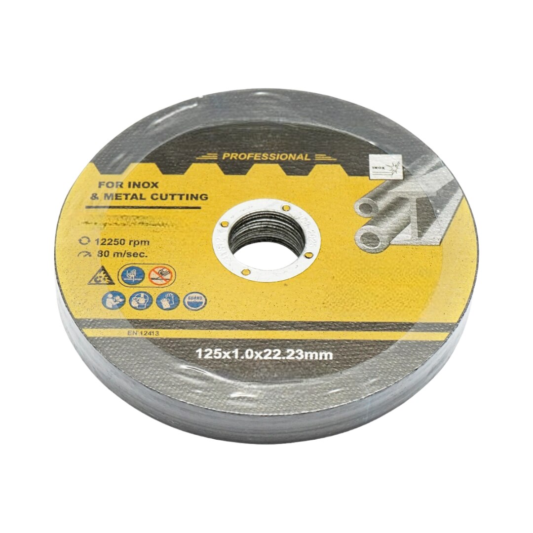 Set 3 panze disc flex pentru taiat otel, inox, fier 125x1.0x22mm, BUM ...