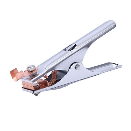 Set 2 cleme de impamantare pentru sudura, Alama/Fier, 300 AMP, 17 cm ...