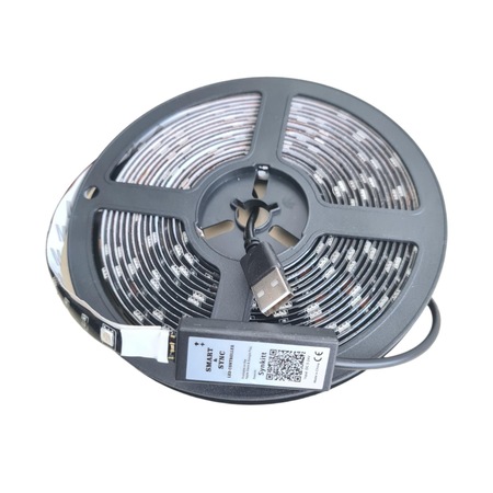 RGB LED лента 5 метра, Outdoor-Indoor, IP65, 30 leds/m 5050 RGB, Лепило ...