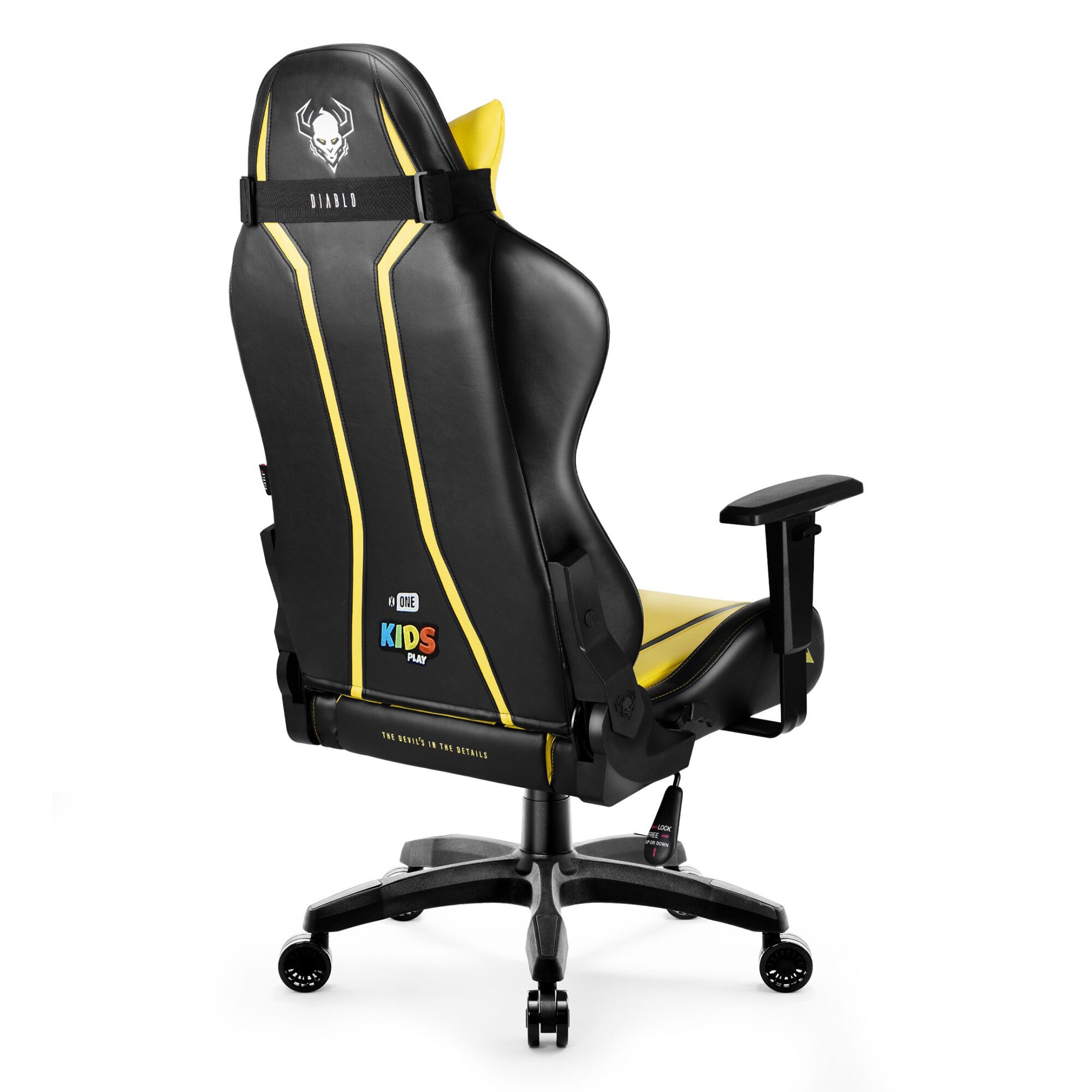 Scaun de gaming pentru copii, Diablo Chairs, X-One 2.0, Kids Size ...