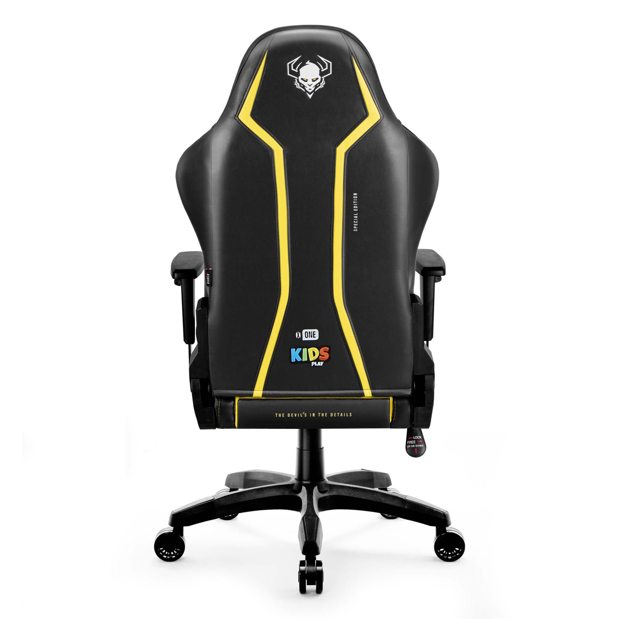 Scaun de gaming pentru copii, Diablo Chairs, X-One 2.0, Kids Size ...