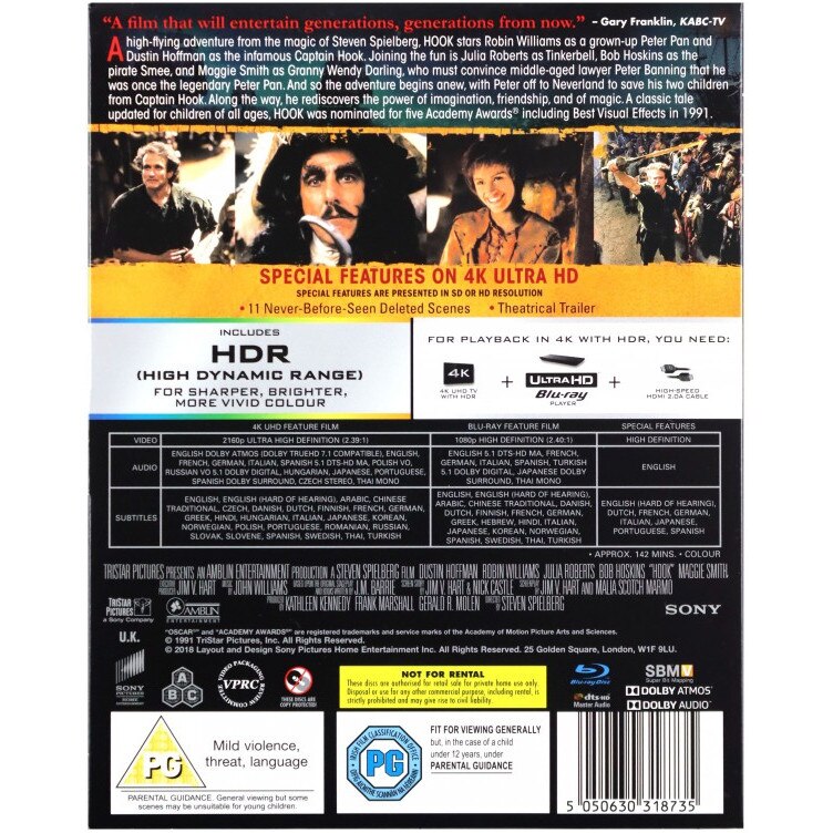 Hook [Blu-Ray 4K]+[Blu-Ray] - eMAG.ro