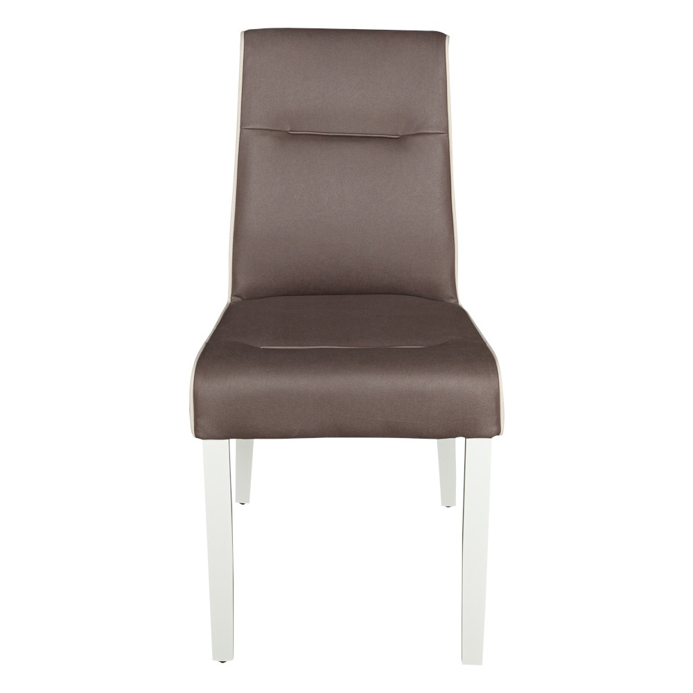 Scaun Fiona, Gri Argintiu Si Alb, 46.5 x 64 x 91 Cm - eMAG.ro