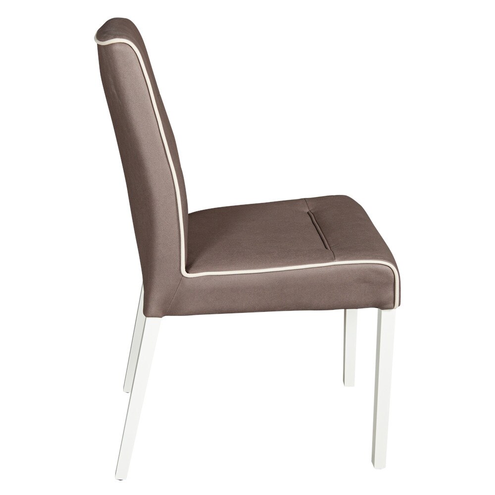 Scaun Fiona, Gri Argintiu Si Alb, 46.5 x 64 x 91 Cm - eMAG.ro