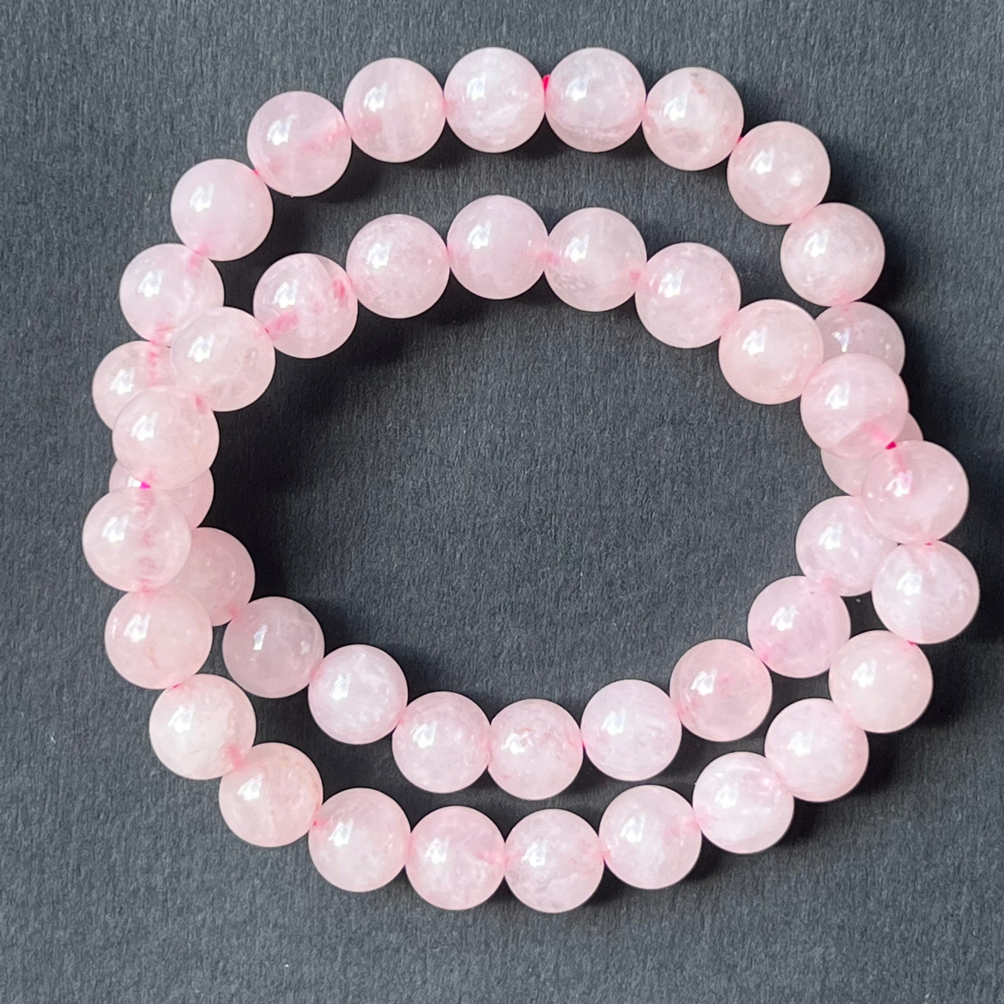 Bratara cuart roz, 8 mm - eMAG.ro