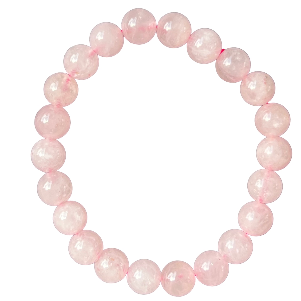 Bratara cuart roz, 8 mm - eMAG.ro