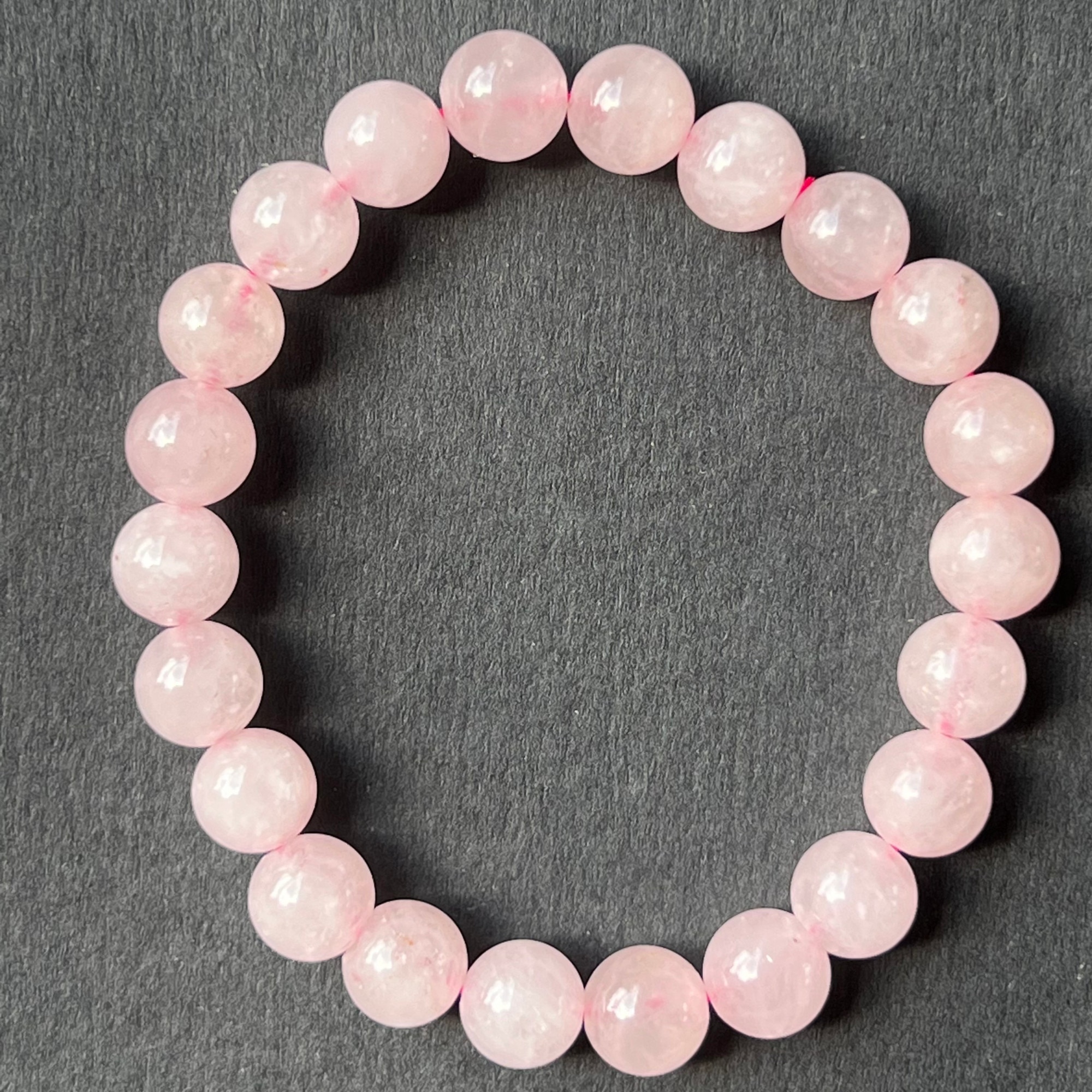 Bratara cuart roz, 8 mm - eMAG.ro