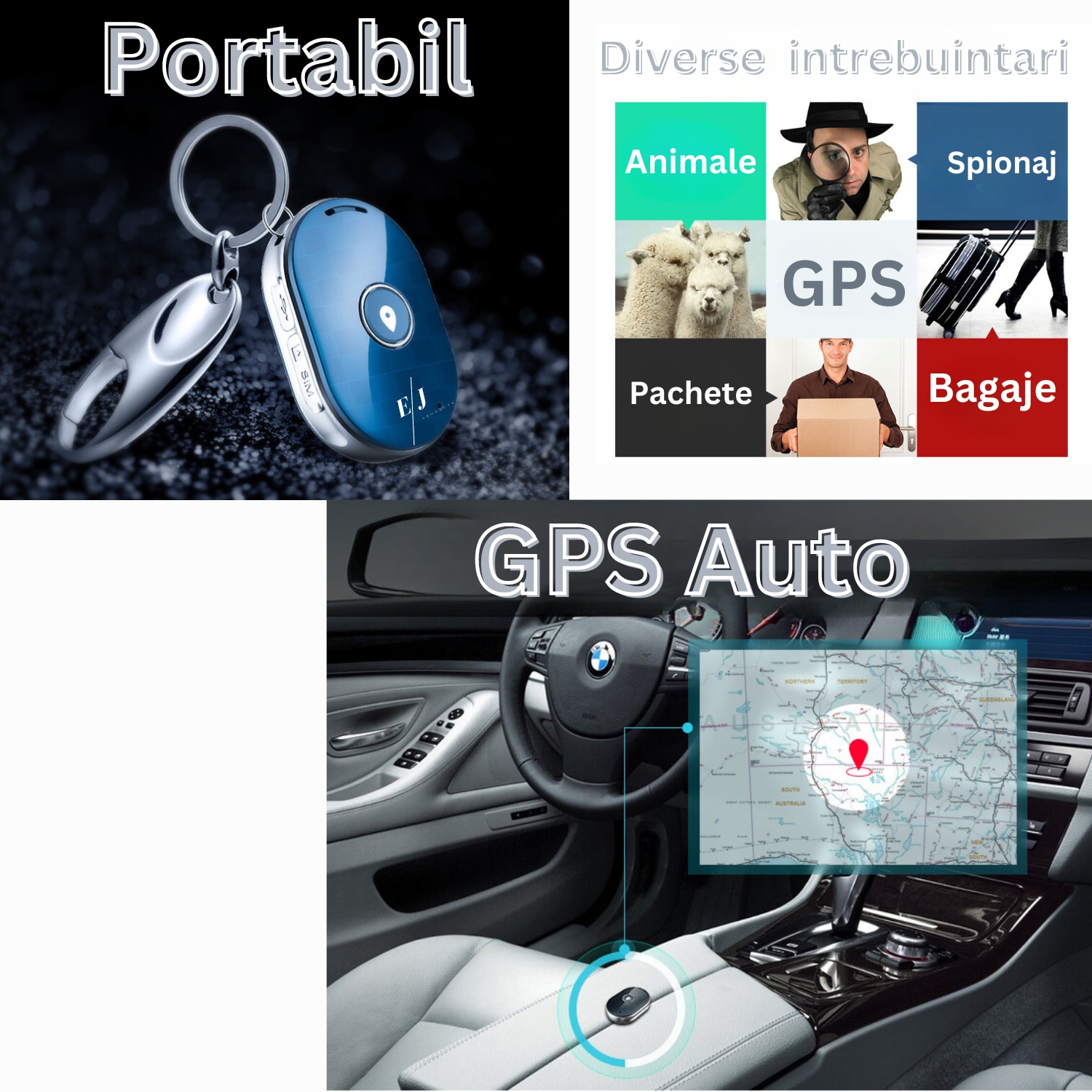 Mini GPS Spion, Dispozitiv localizare si monitorizare, EJ PRODUCTS C001 ...