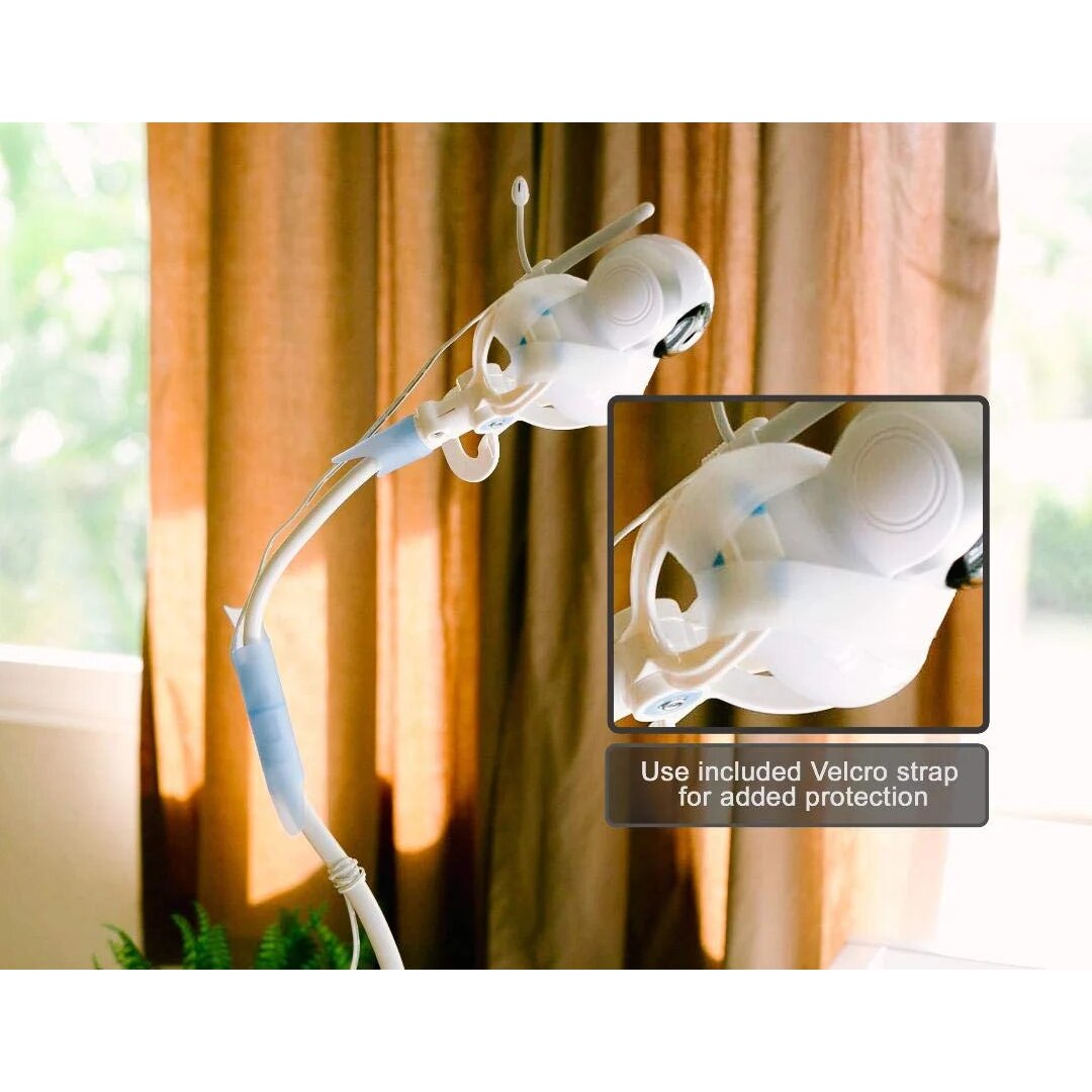 Suport universal pentru camera video FlexxiCam, otel/PVC, alb/albastru ...