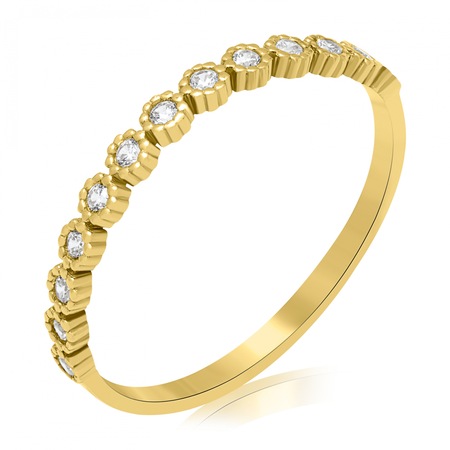 Inel aur 14k Semi infinite 54 - eMAG.ro