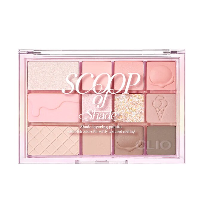 Paleta fard de pleoape, Clio, 03 Scoop Of Shade, Nuante roz - eMAG.ro