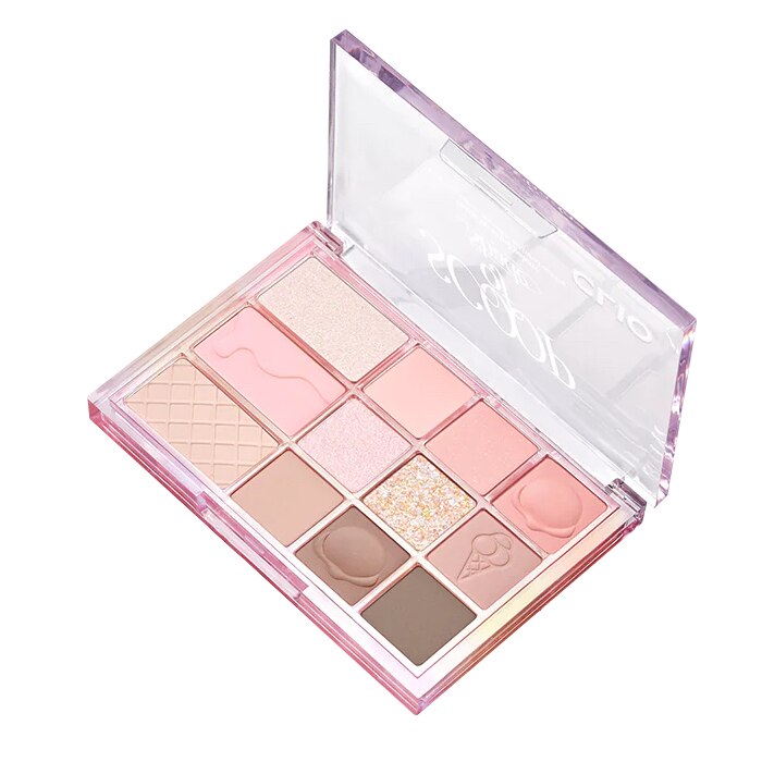 Paleta fard de pleoape, Clio, 03 Scoop Of Shade, Nuante roz - eMAG.ro