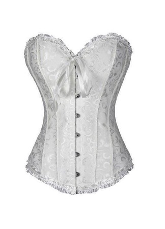 Corset dama, Poliester, Alb, L - eMAG.ro