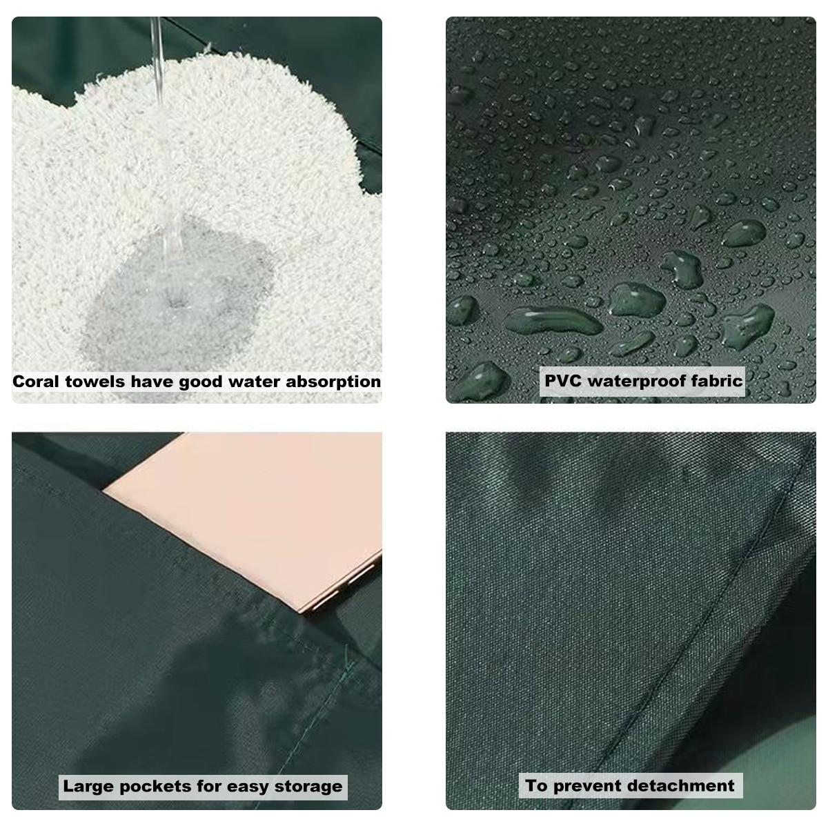 Set 3 sorturi de bucatarie, Mmgoqqt, Bumbac, Gri/Negru - eMAG.ro