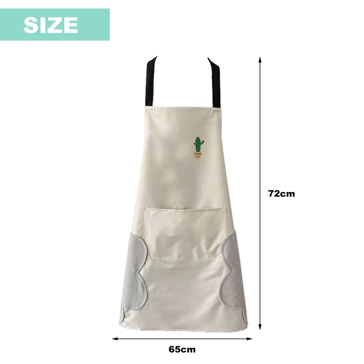 Set 3 sorturi de bucatarie, Mmgoqqt, Bumbac, Gri/Negru - eMAG.ro