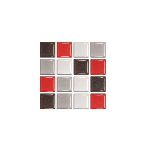 Set 10 placi decorative, PVC, 10x10 cm, Multicolor - eMAG.ro