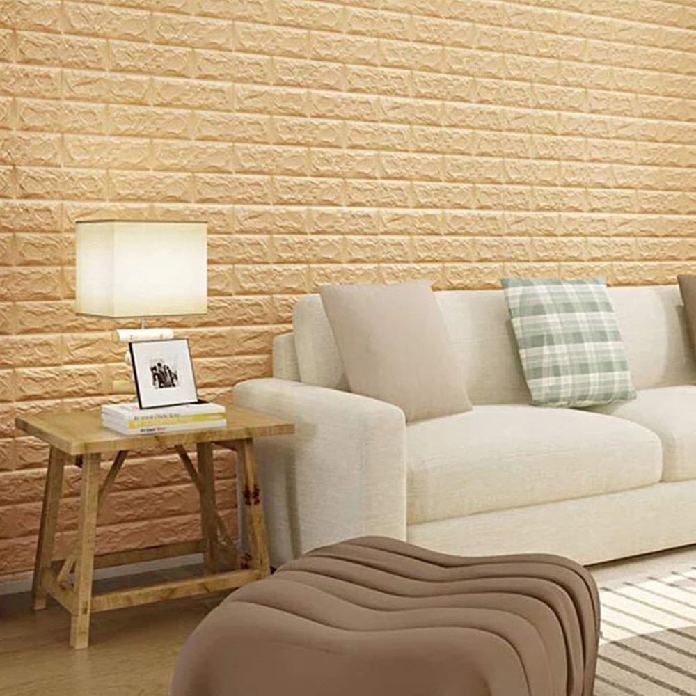 Tapet 3D EDAR cu Design Retro, Autoadeziv, Model Caramida Vintage ...