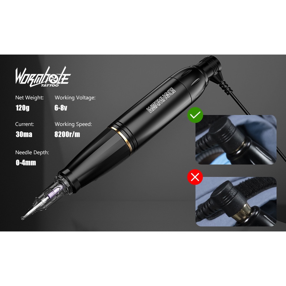 Set pix pentru tatuaje cu gaura de vierme, LXNZUHN, Colorat rapid, Nu ...