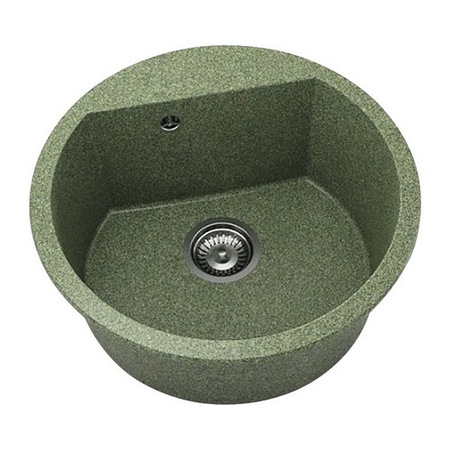 Chiuveta Bucatarie Rotunda Fat Avangard 223 Ø51 Cm, Granixit Greenwood ...