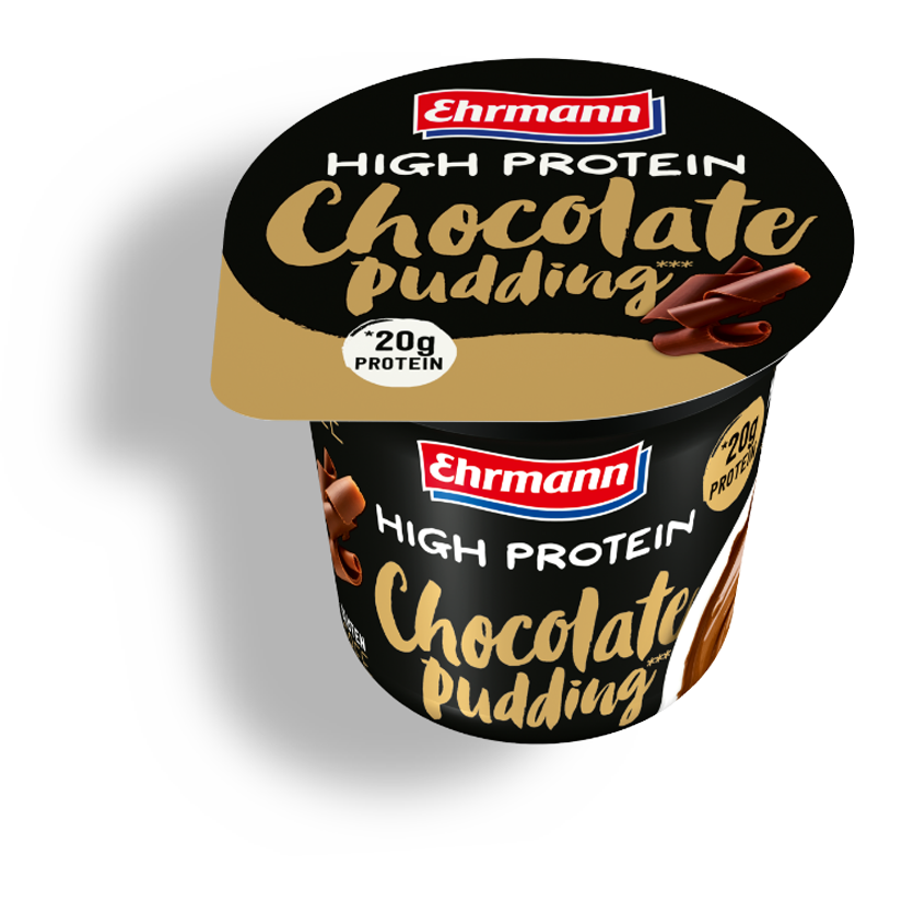 High Protein Pudding, Ehrmann, 8 x 200 g, ciocolata - eMAG.ro