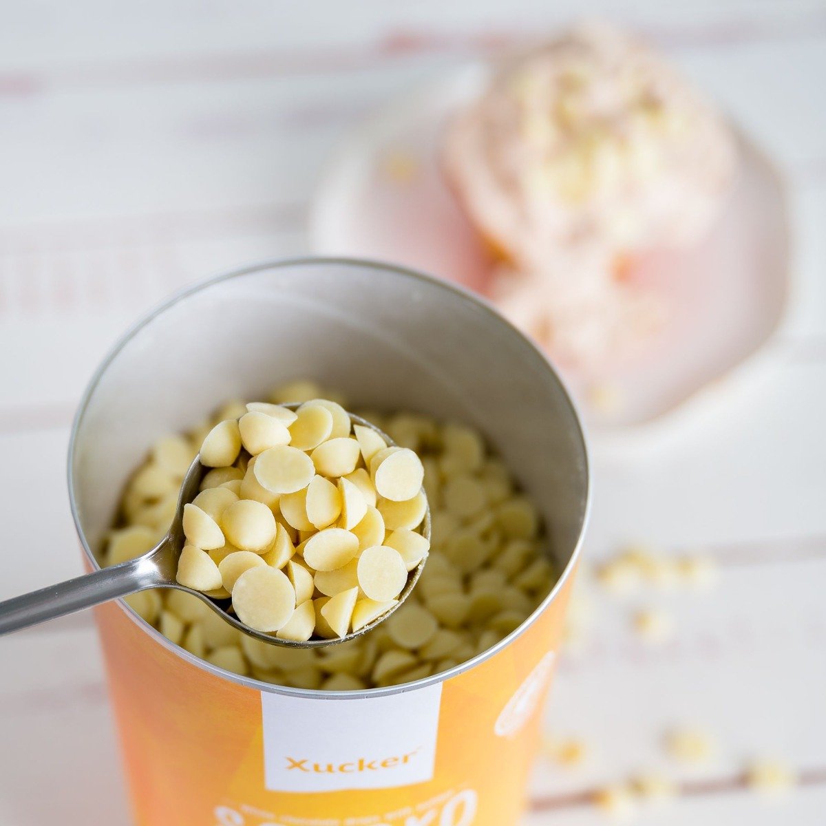 White Chocolate Drops, Xucker, 750 g, fehér csokoládé - eMAG.hu