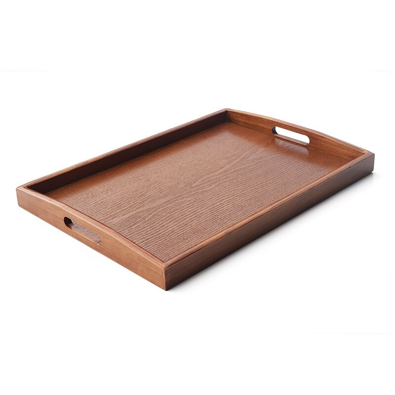 Tava pentru servire, Lemn, 30x20x3 cm, Maro - eMAG.ro