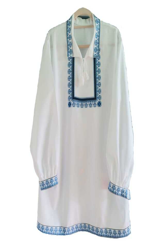 Ie barbateasca Brau Muntenesc, model Anton, masura XXL, brodata cu ...