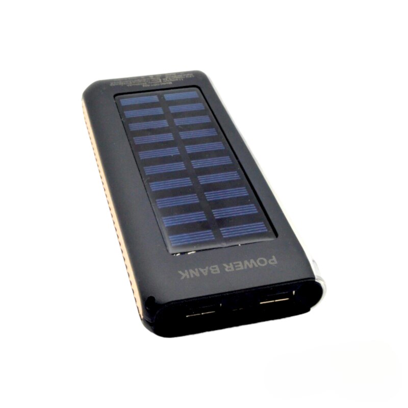 Acumulator Extern 20000mAh, Incarcare Solara, Lanterna LED Flashlight ...