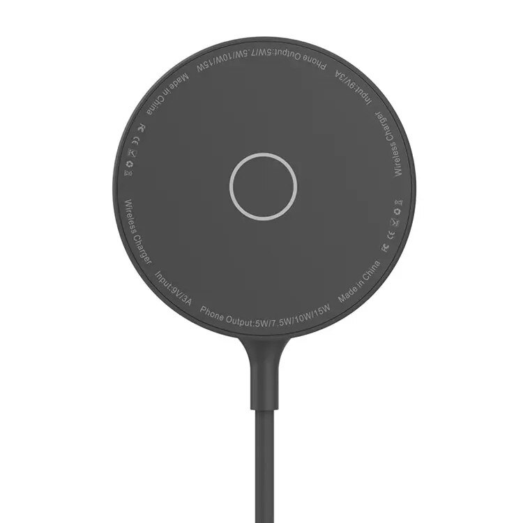Incarcator fara fir, Wireless, portabil Flippy, MagSafe 15W, mufa ...