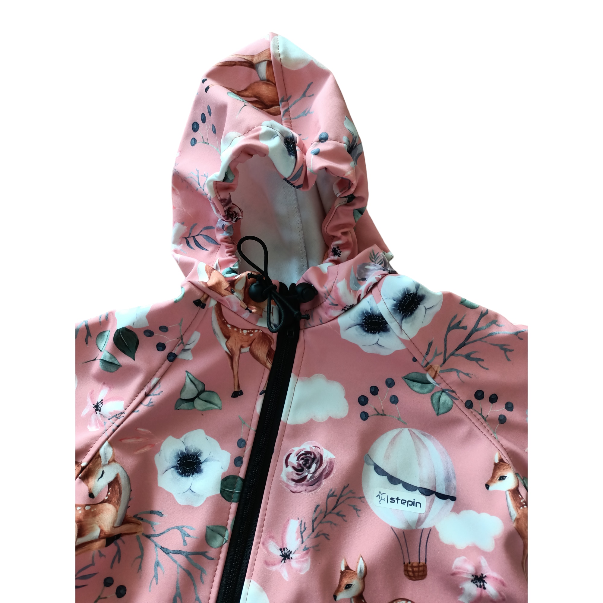 Salopeta impermeabila pentru copii, Stepin, din material Softshell cu protectie la vant si ...